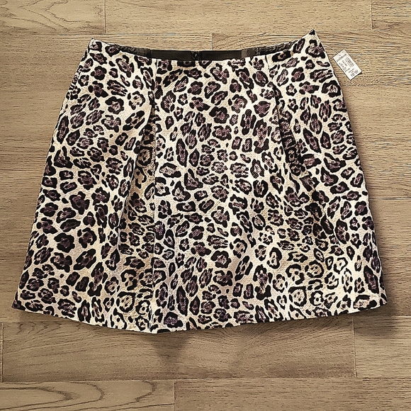 Roz & Ali | Skirts | Roz Ali Leopard Print Skirt 8 Xl Nwt | Poshmark